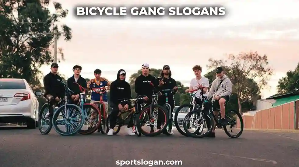 Bicycle Gang Slogans Ideas & Bicycle Gang Slogans 2025
